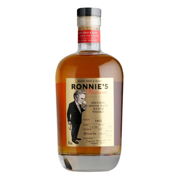 1975 Berry Bros & Rudd Ronnie's Reserve Single Malt Scotch Whisky 44 ...