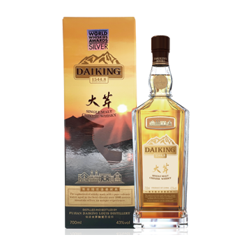 Daiking GOLD BRAND Single Malt Chinese Whisky 大芹金牌單一麥芽威士忌