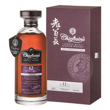 Chieftain’s 12 Year Old 老酋長原酒系列 12年限量批次精選桶 單一麥芽威士忌原酒